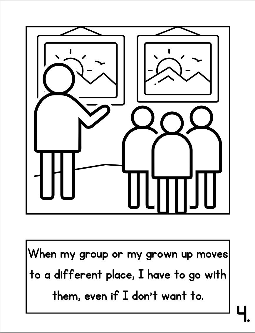 Behavior Management Social Story for Kid Student Behavior Visual ...
