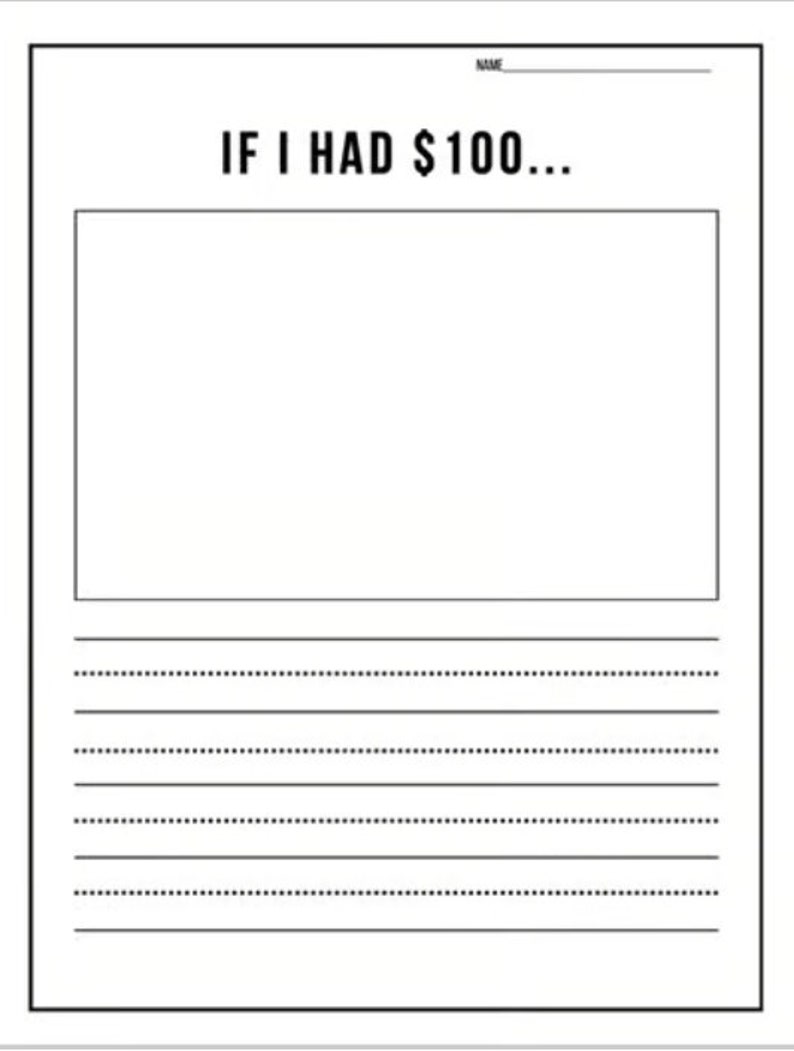 Writing Journal First Grade Writing Prompts for Kids Kindergarten ...