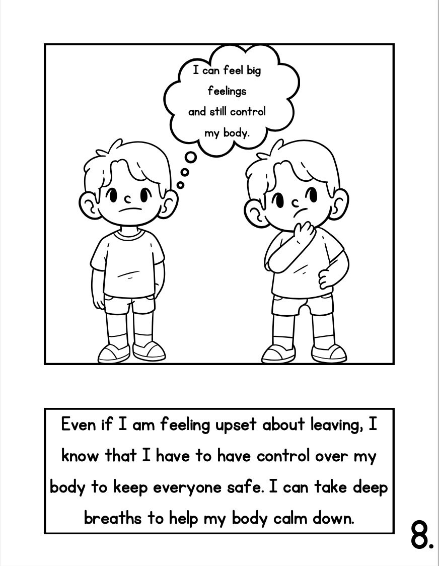 Behavior Management Social Story for Kid Student Behavior Visual ...