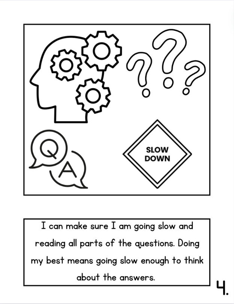 Behavior Management Social Story for Kid Student Behavior Visual ...