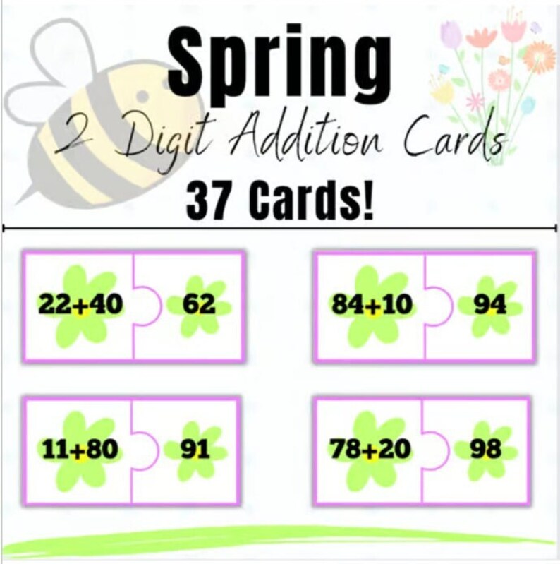 Math Worksheet Printable First Grade Math Center Task Cards Digital ...
