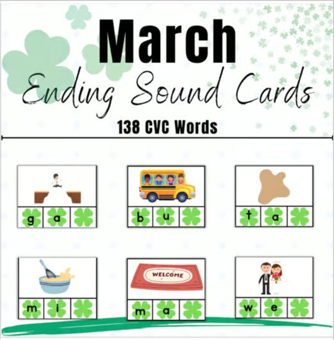 Printable Phonemic Awareness Activities for First Grade Phonics ...