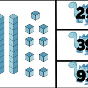 Place Value Printable First Grade Math Activity Printable Kindergarten ...