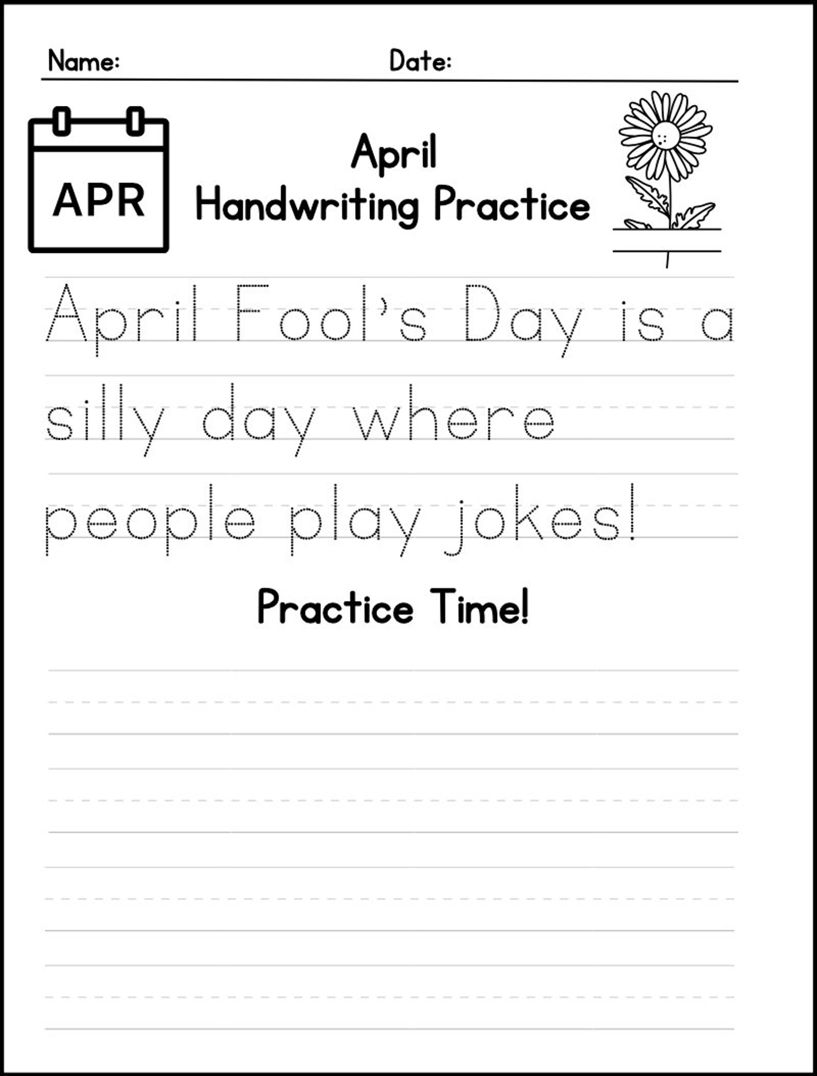 Handwriting Practice Sheet for Kids Handwriting Worksheet Handwriting ...