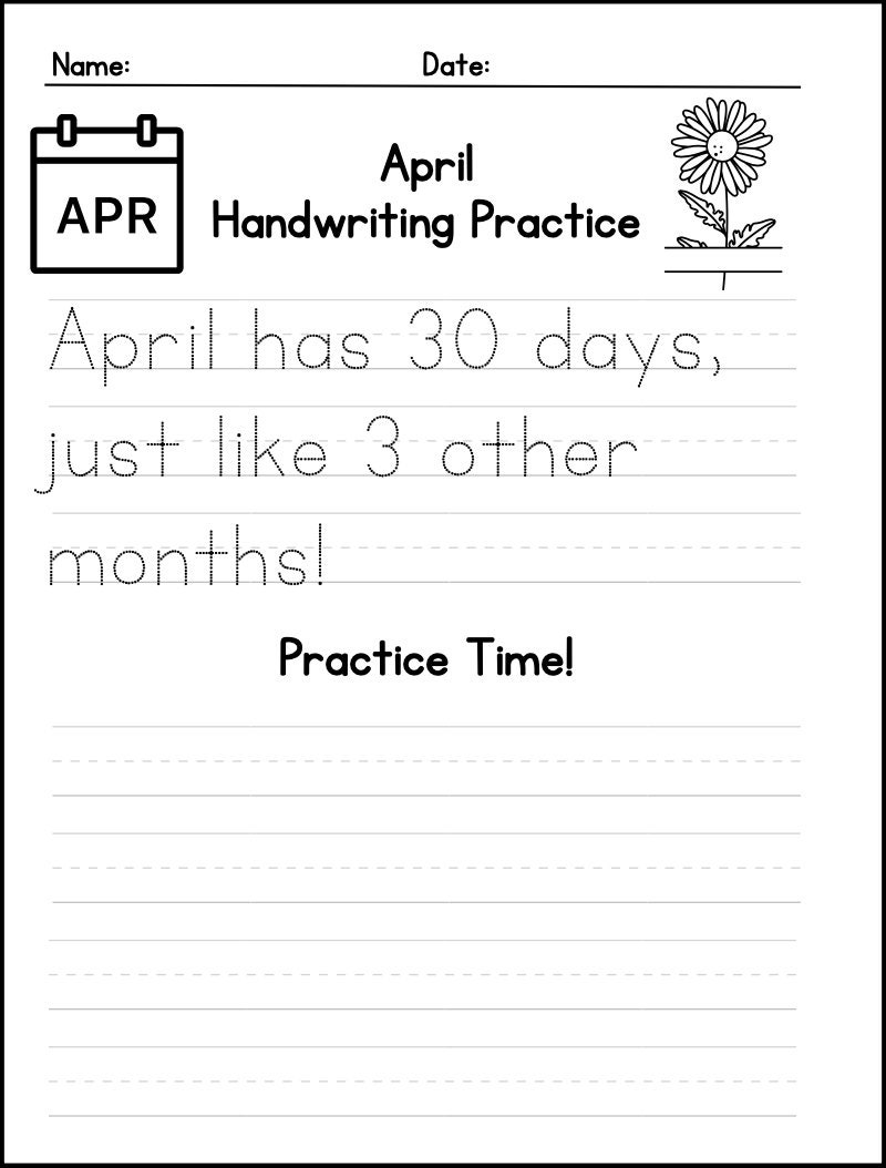 Handwriting Practice Sheet for Kids Handwriting Worksheet Handwriting ...