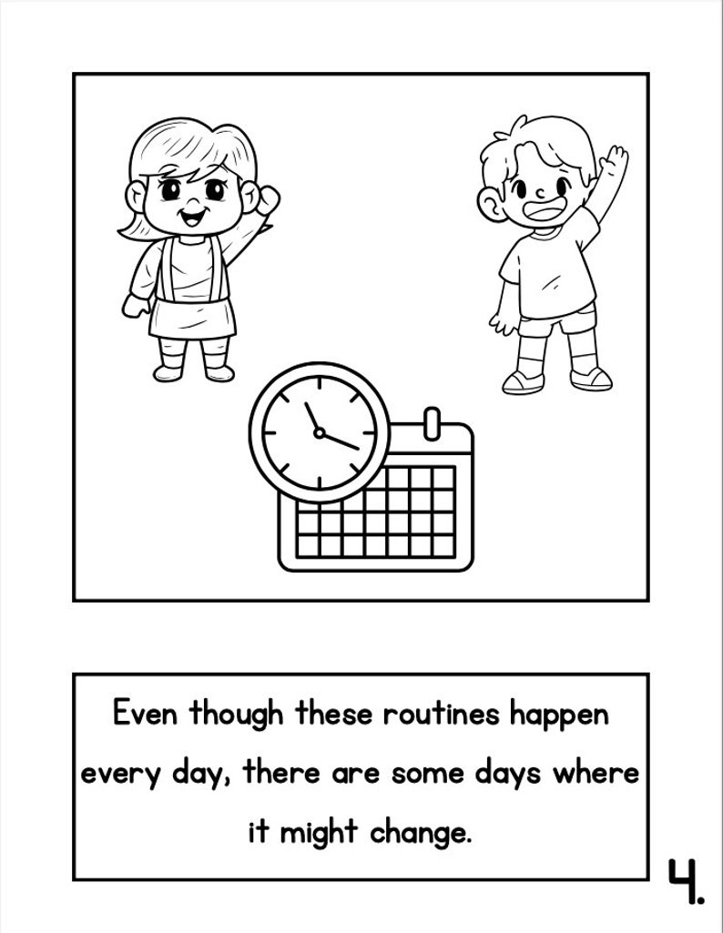 Behavior Management Social Story for Kids Student Behavior Visual ...