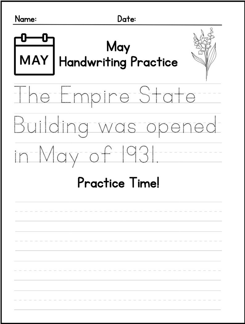 Handwriting Practice Sheet for Kids Handwriting Worksheet Handwriting ...