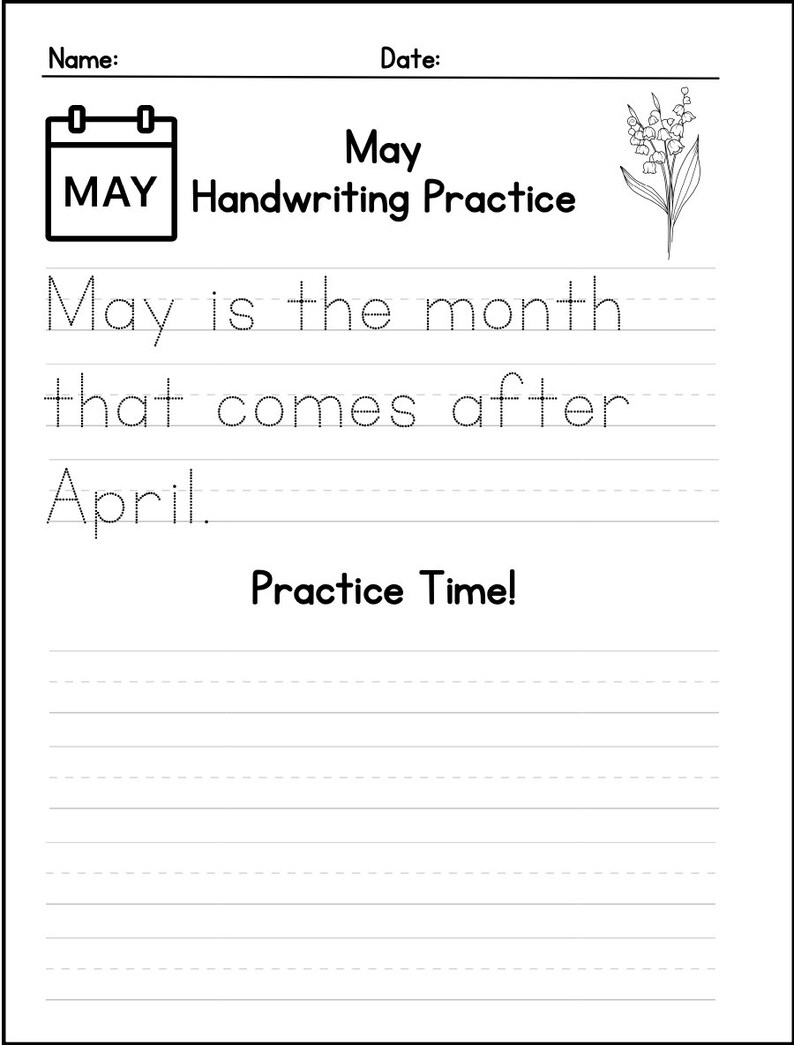 Handwriting Practice Sheet for Kids Handwriting Worksheet Handwriting ...