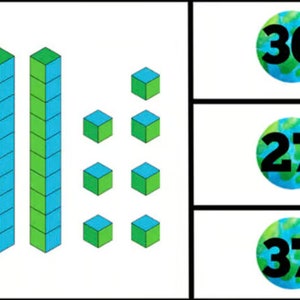 Place Value Printable First Grade Math Activity Printable Kindergarten ...