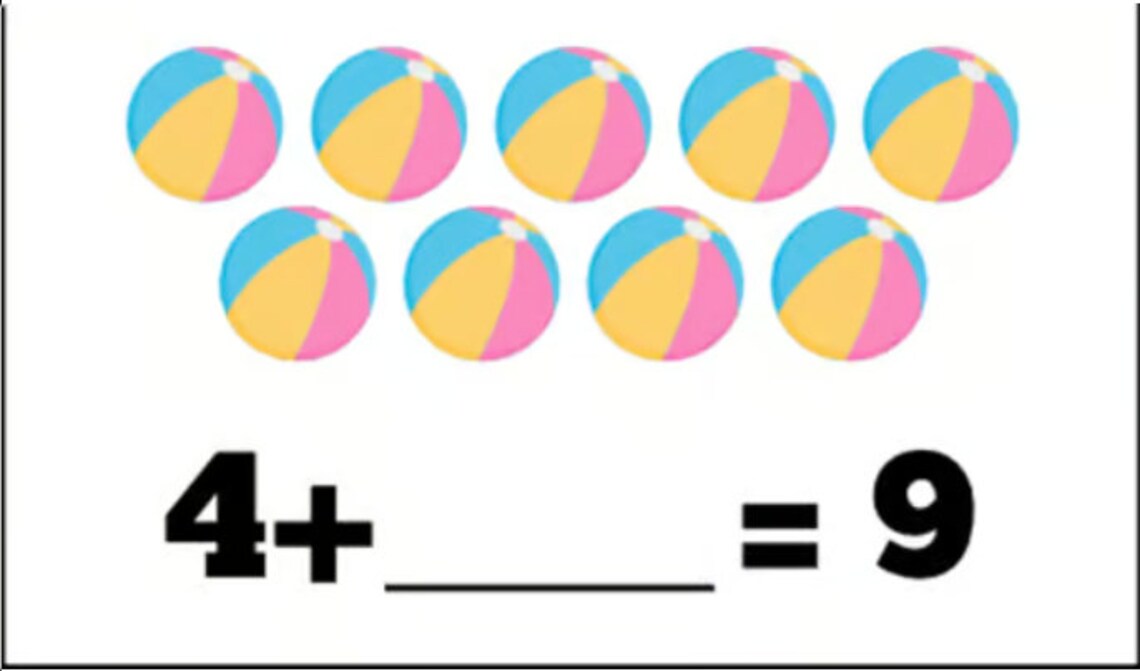 Math Worksheet Printable First Grade Math Center Task Card Digital ...