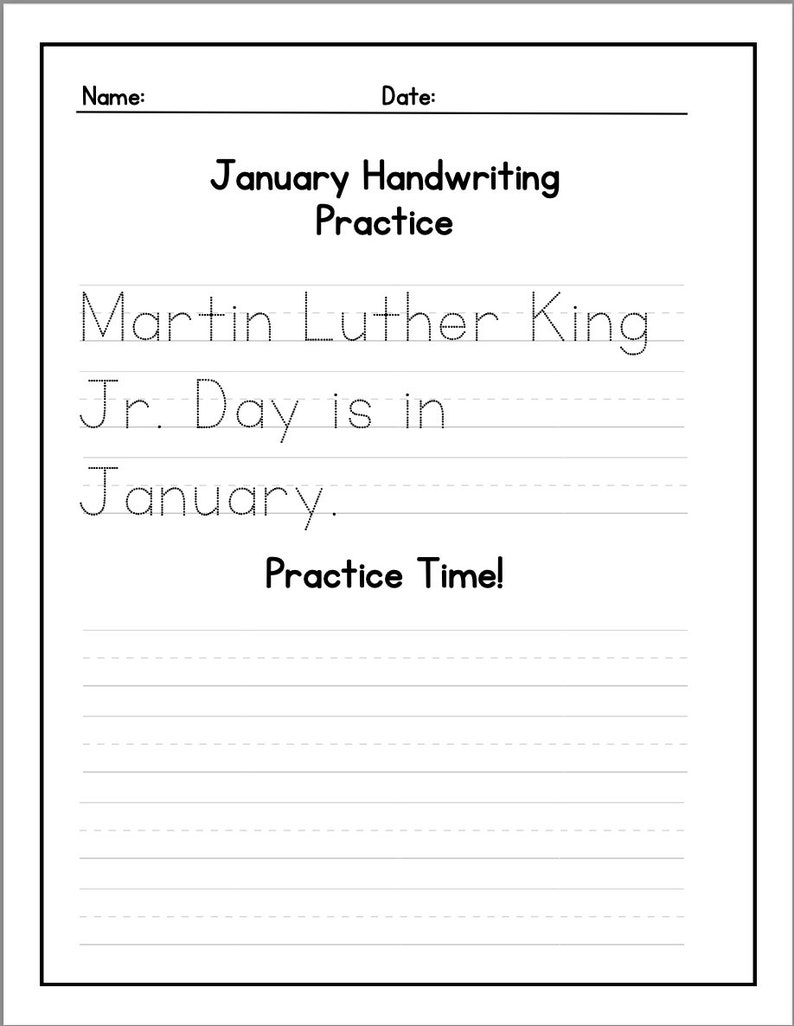 Handwriting Practice Sheet for Kids Handwriting Worksheet Handwriting ...