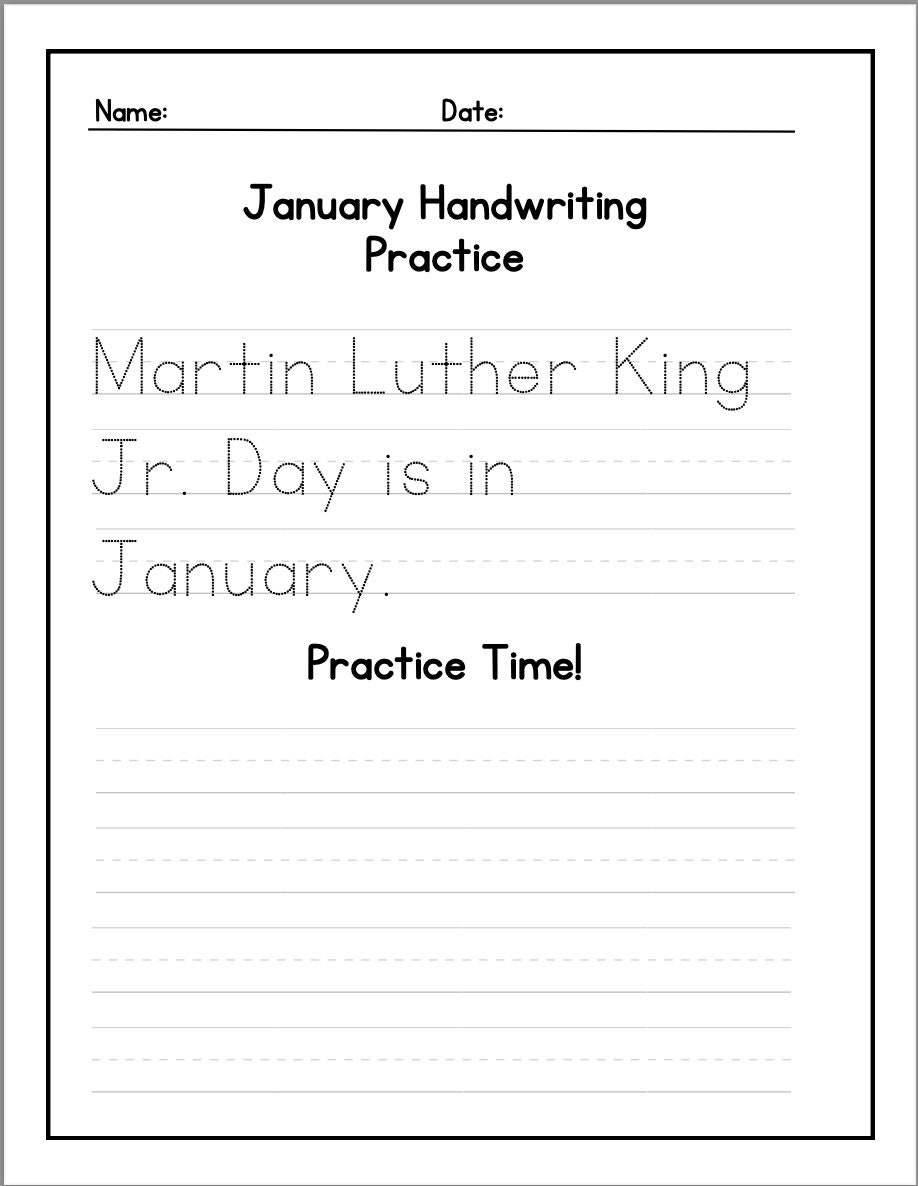 Handwriting Practice Sheet for Kids Handwriting Worksheet Handwriting ...