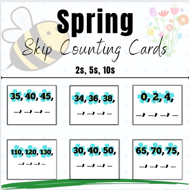 Math Worksheets First Grade Math Printable Worksheet Math Center Skip ...