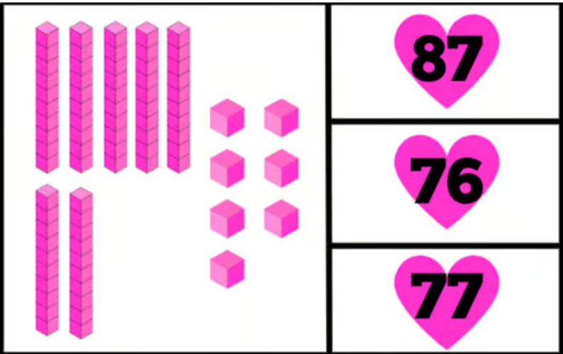 First Grade Math Place Value Printable Activity Printable Kindergarten ...