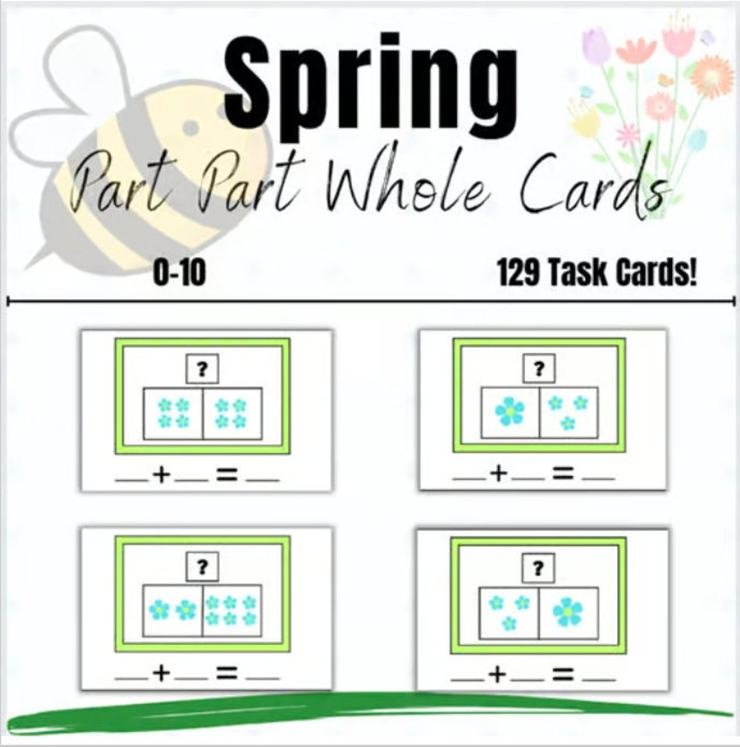 Math Worksheet Printable First Grade Math Center Task Cards Digital ...
