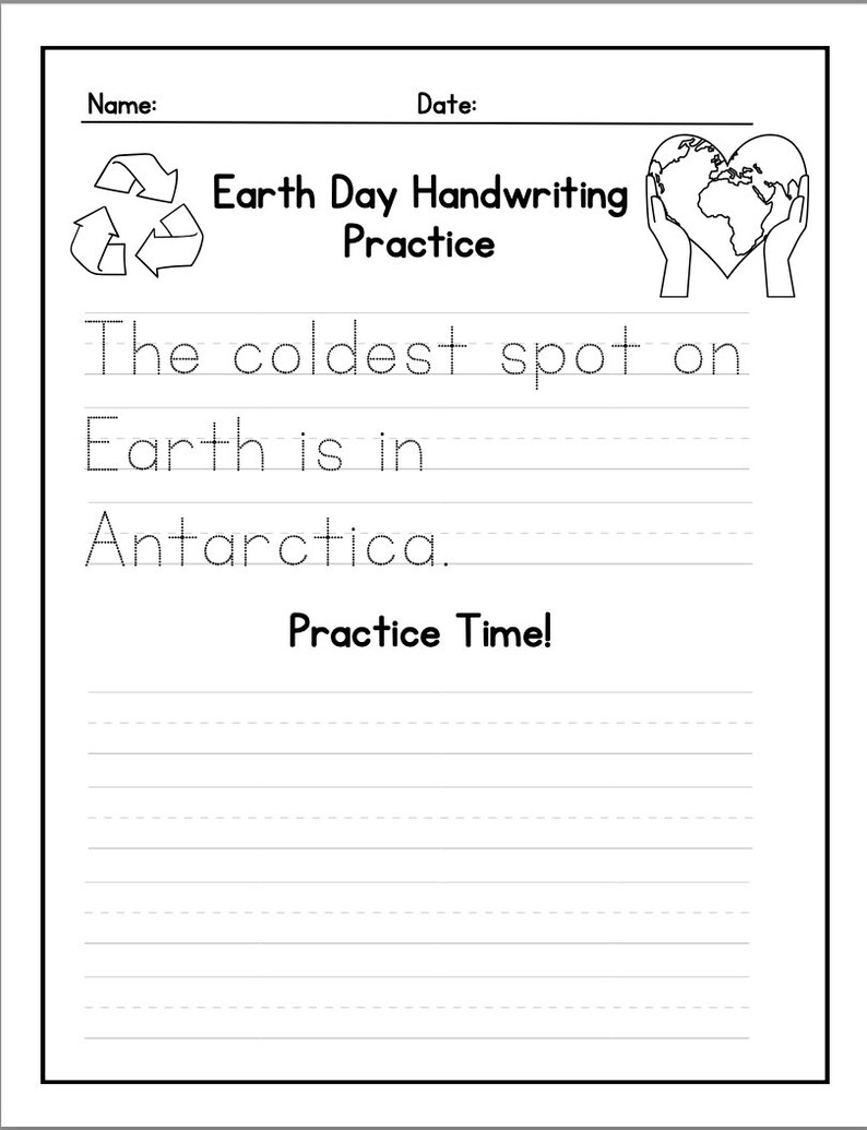 Handwriting Practice Sheet for Kid Handwriting Worksheet Handwriting ...