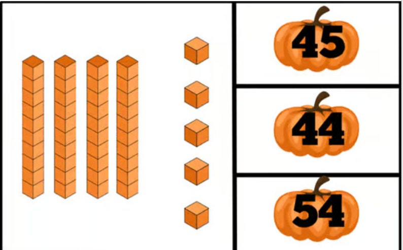 Place Value Printable First Grade Math Activity Printable Kindergarten ...