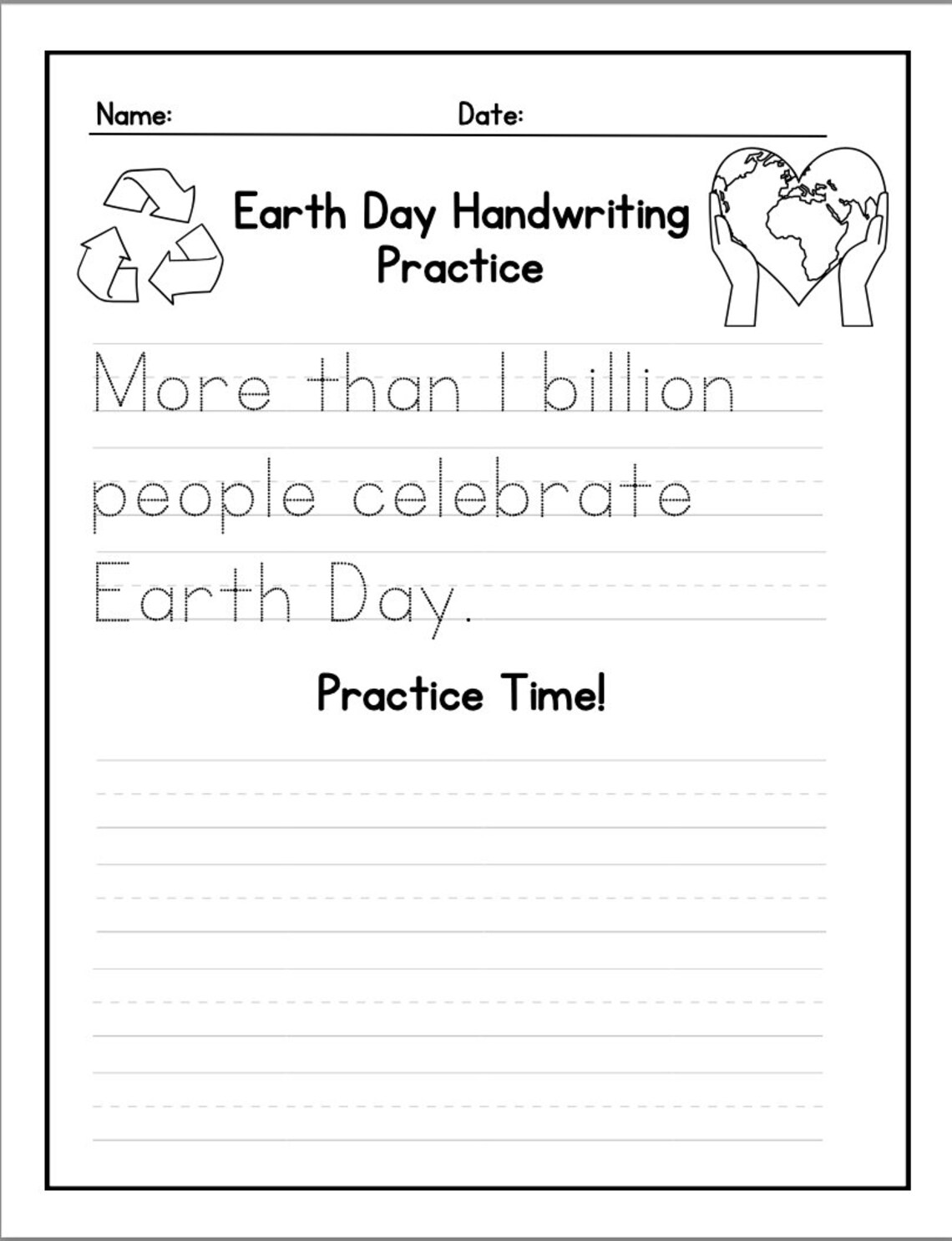 Handwriting Practice Sheet for Kid Handwriting Worksheet Handwriting ...