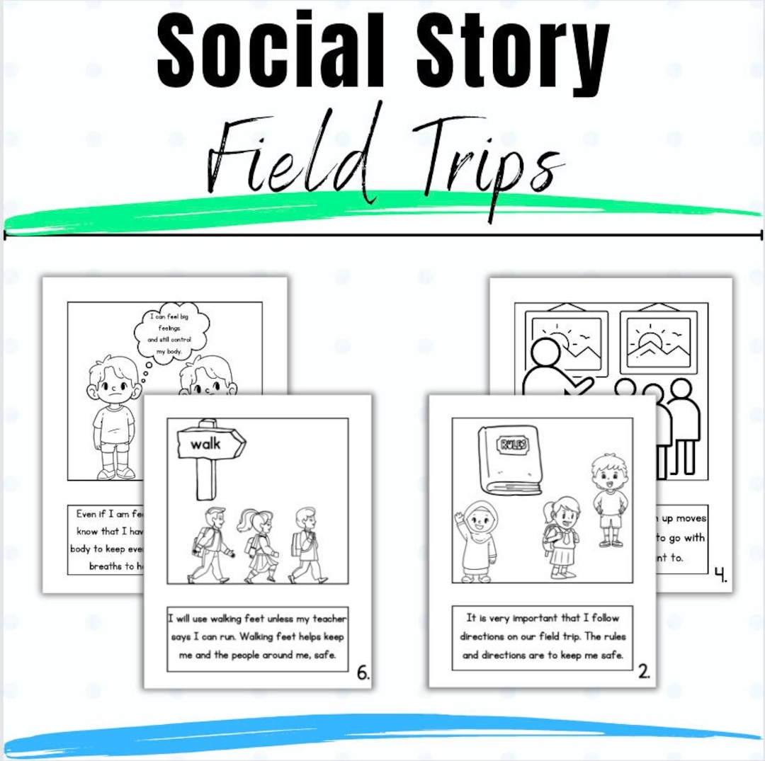Behavior Management Social Story for Kid Student Behavior Visual ...