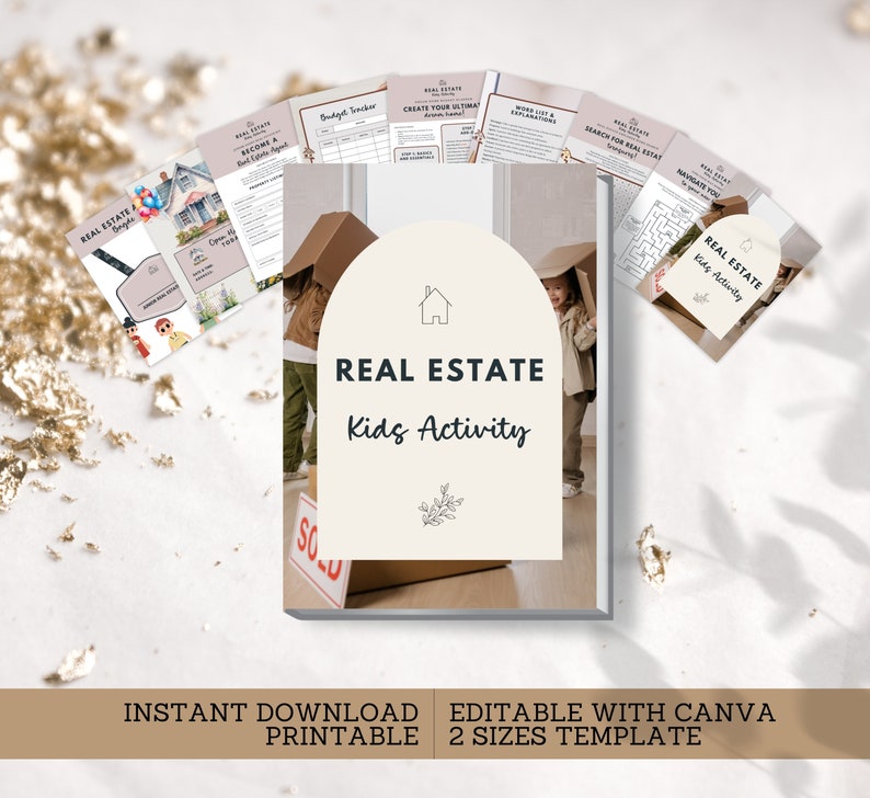 Real Estate Open House Kids Activity Sheet Template, Realtor Marketing ...