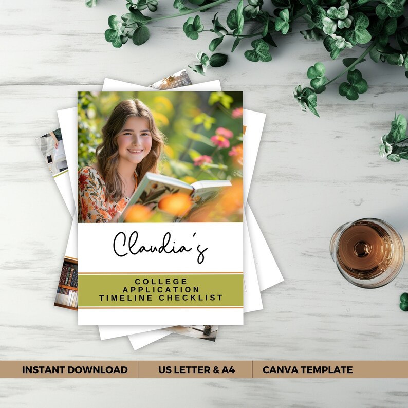 College Application Timeline Checklist Template, Teen Visual ...