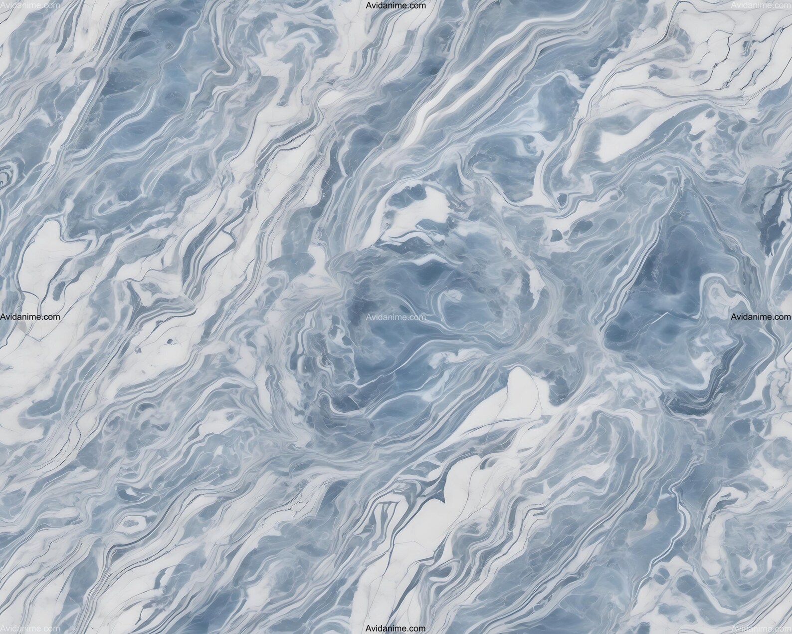 Marble Stone - White + Blue - Seamless Background Texture - Instant ...