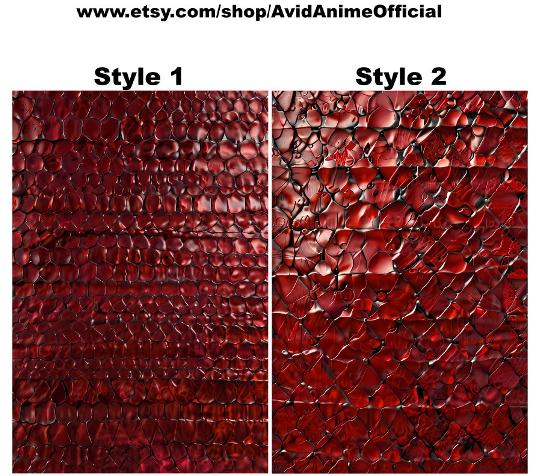 Ruby Snakeskin Pattern Realistic Scales Background, Digital Image ...