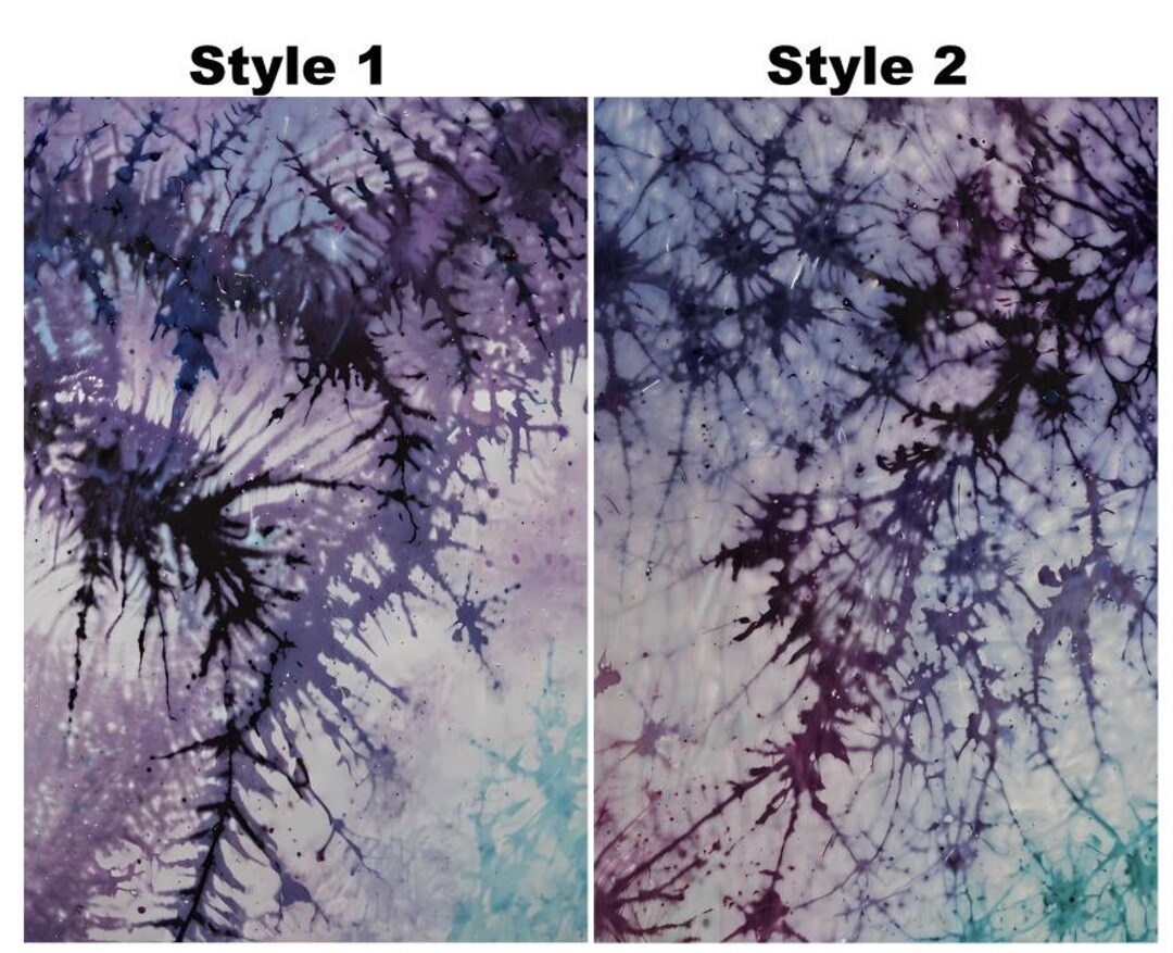 Purple Dark Pattern - Tie Dye Trees - Background, Digital Image ...