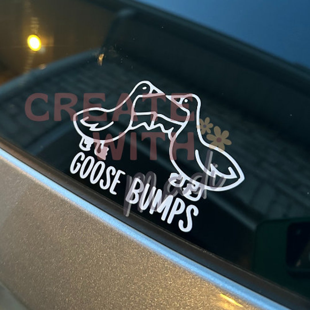 Goose Bumps Vinyl Car Decal - Etsy
