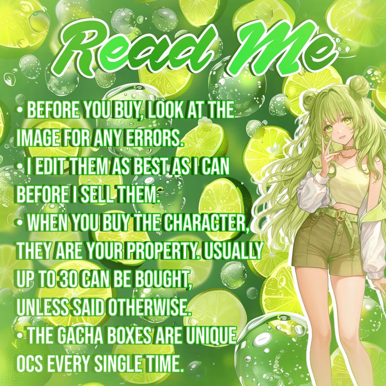 SALE | ONLY 1 Adoptable OC for Roleplay, Game Design, Etc. - Etsy