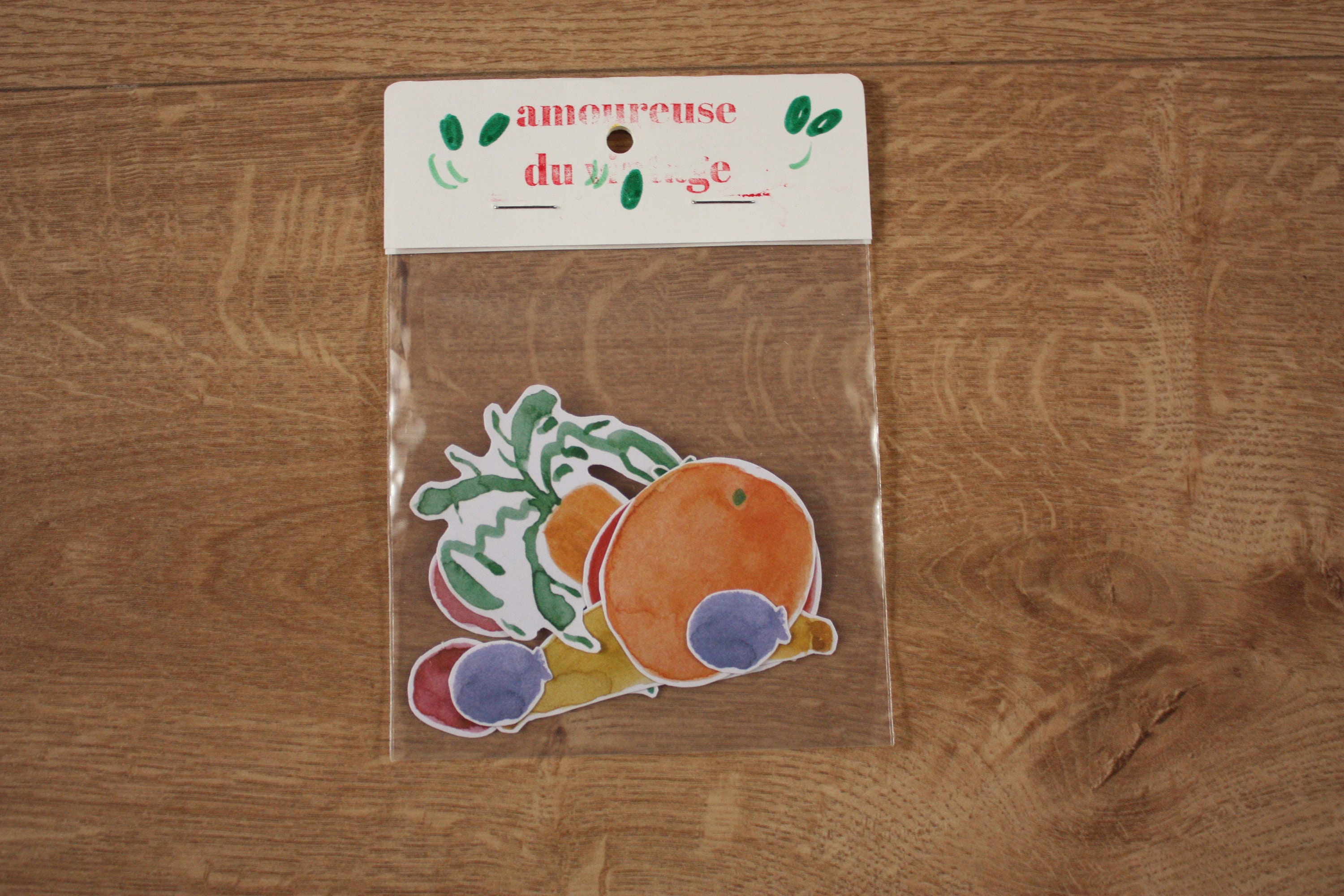 Fruit and Vegetable Stickers - Etsy