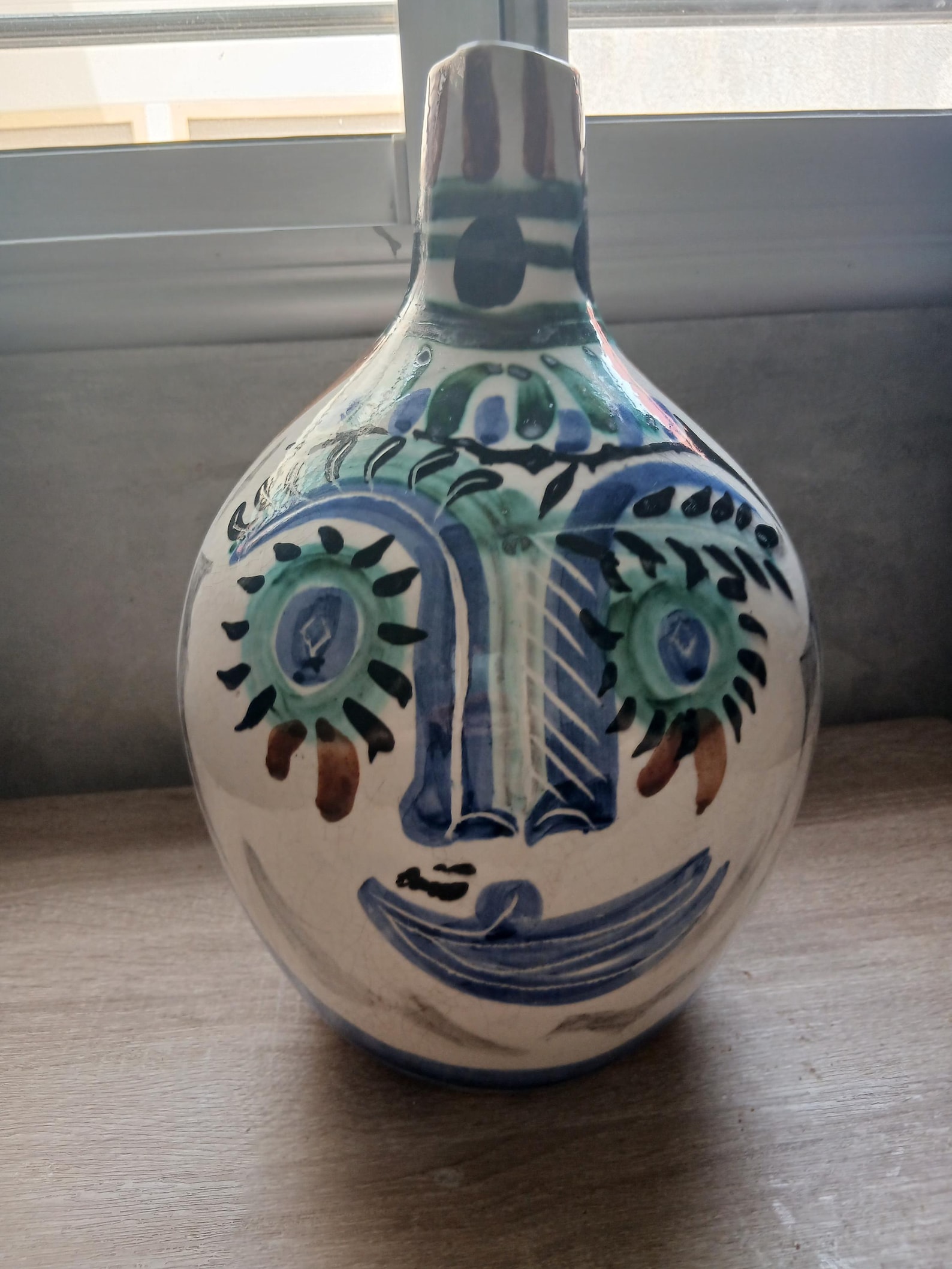 Picasso Edition Smiling Face Vase - Etsy