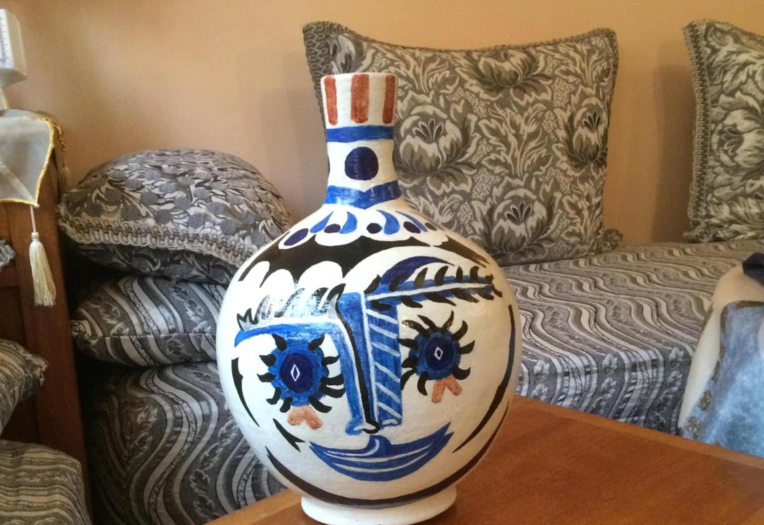 Picasso Edition Smiling Face Vase - Etsy