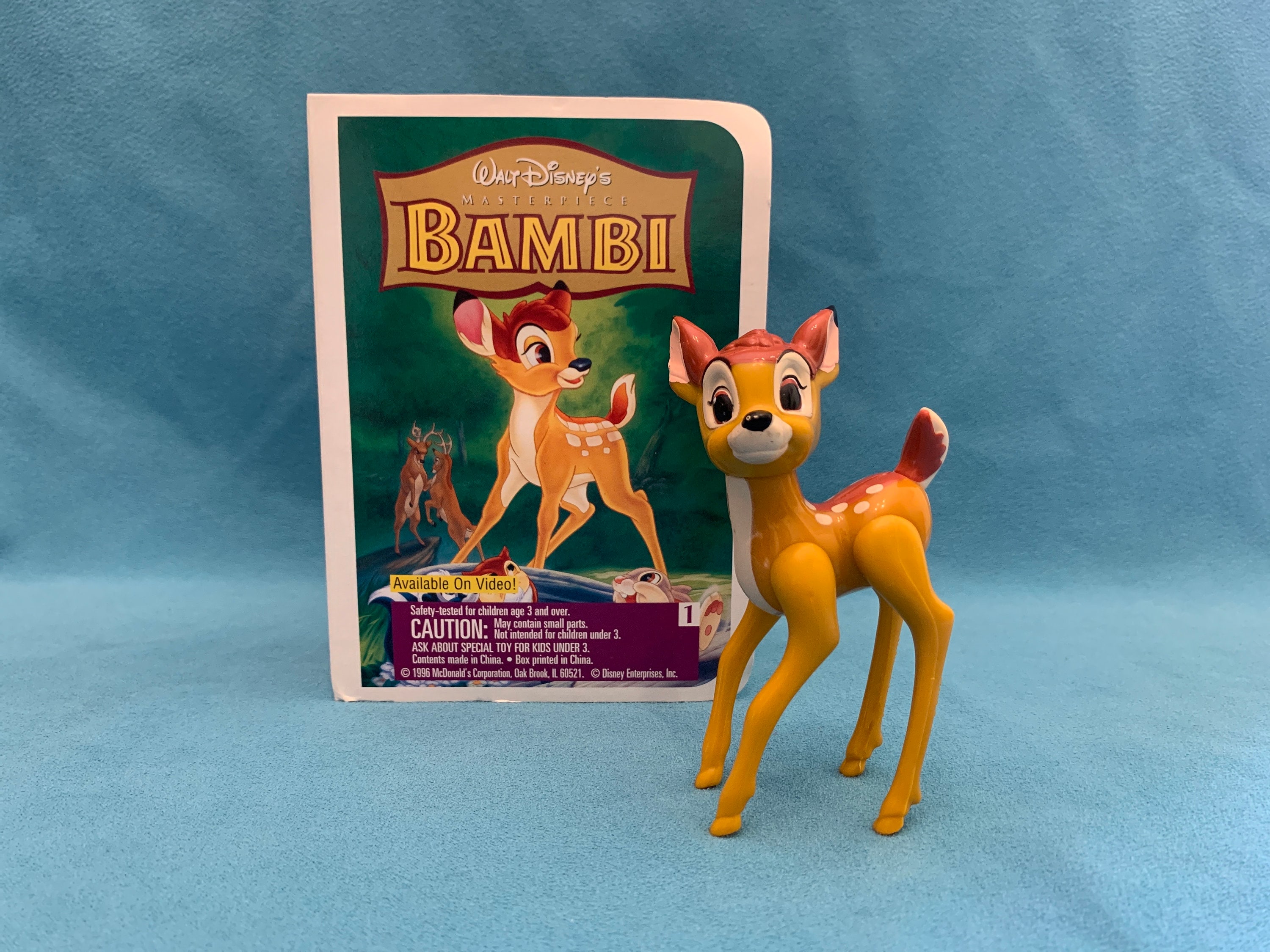 Bambi 1996 Walt Disneys Masterpiece Bambi Mc Donalds Happy Meal Toy - Etsy