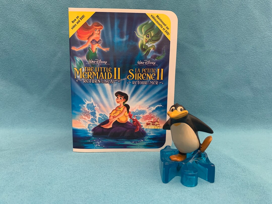 Vintage-tip the Penguin Figurine - Little Mermaid 2 - Mcdonald’s Toy - Etsy
