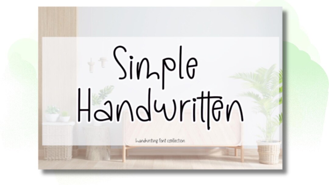 Simple Handwritten Font, Handwritten Font, Elegant Font, Wedding Font ...