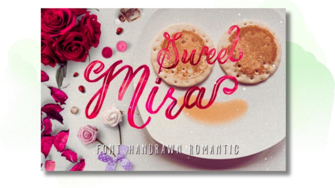Mira Font, Calligraphy Font, Wedding Font, Modern Font, Display Font ...