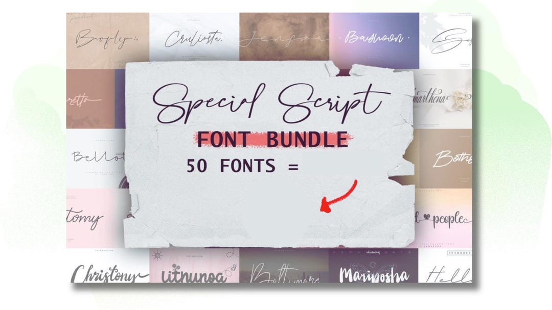 Special Script Font Bundle, Wedding Font, Cricut Font, Procreate Font ...