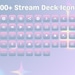 Cute Dreamy Stream Deck Icons Set| 100+ Icon Pack for El Gato Stream ...