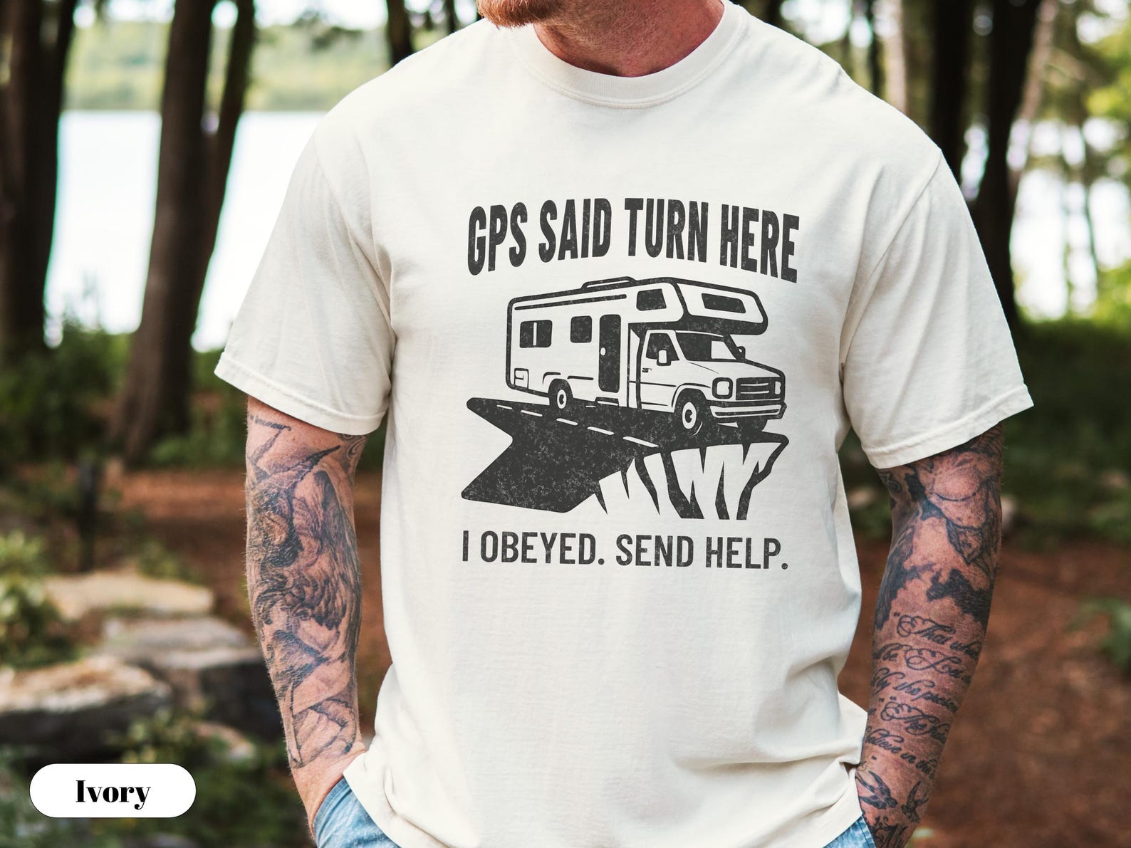 RV Camping Shirt, Funny RV Life T, Outdoor-lover Gift, Men and Womens ...