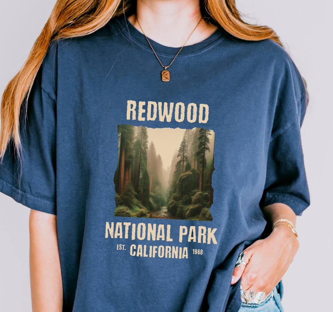 Redwood National Park Shirt, Redwood Park Tshirt, National Parks Tee ...