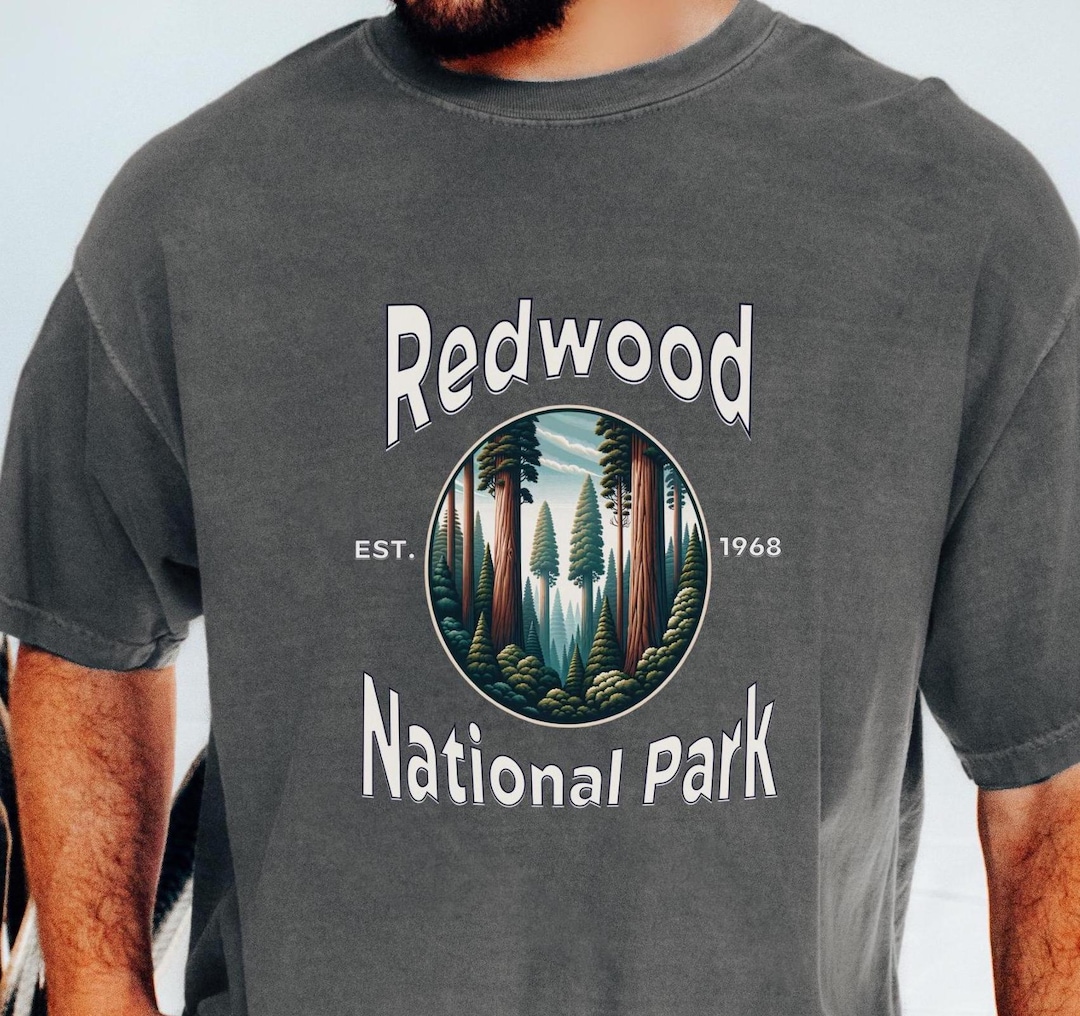 Redwood National Park Shirt, Redwood Park Tshirt, National Parks Tee ...