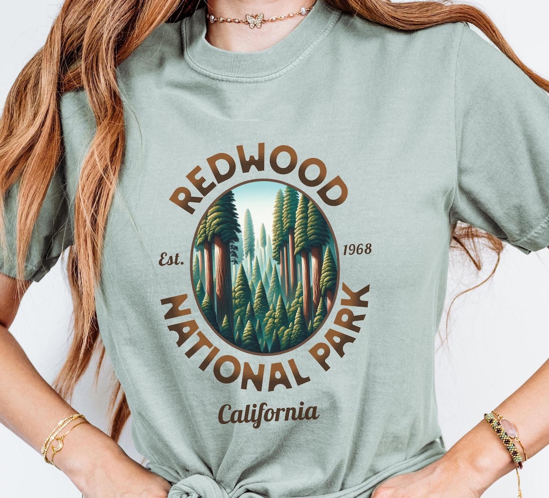 Redwood National Park Shirt, Redwood Park Tshirt, National Parks Tee ...
