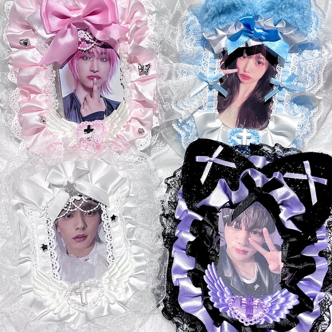 Handmade Lace Toploader Deco for Kpop Anime Photocards - Etsy