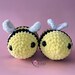 Bumblebee Crochet Pattern, Low Sew Amigurumi Plushie, PDF Pattern, Bee ...