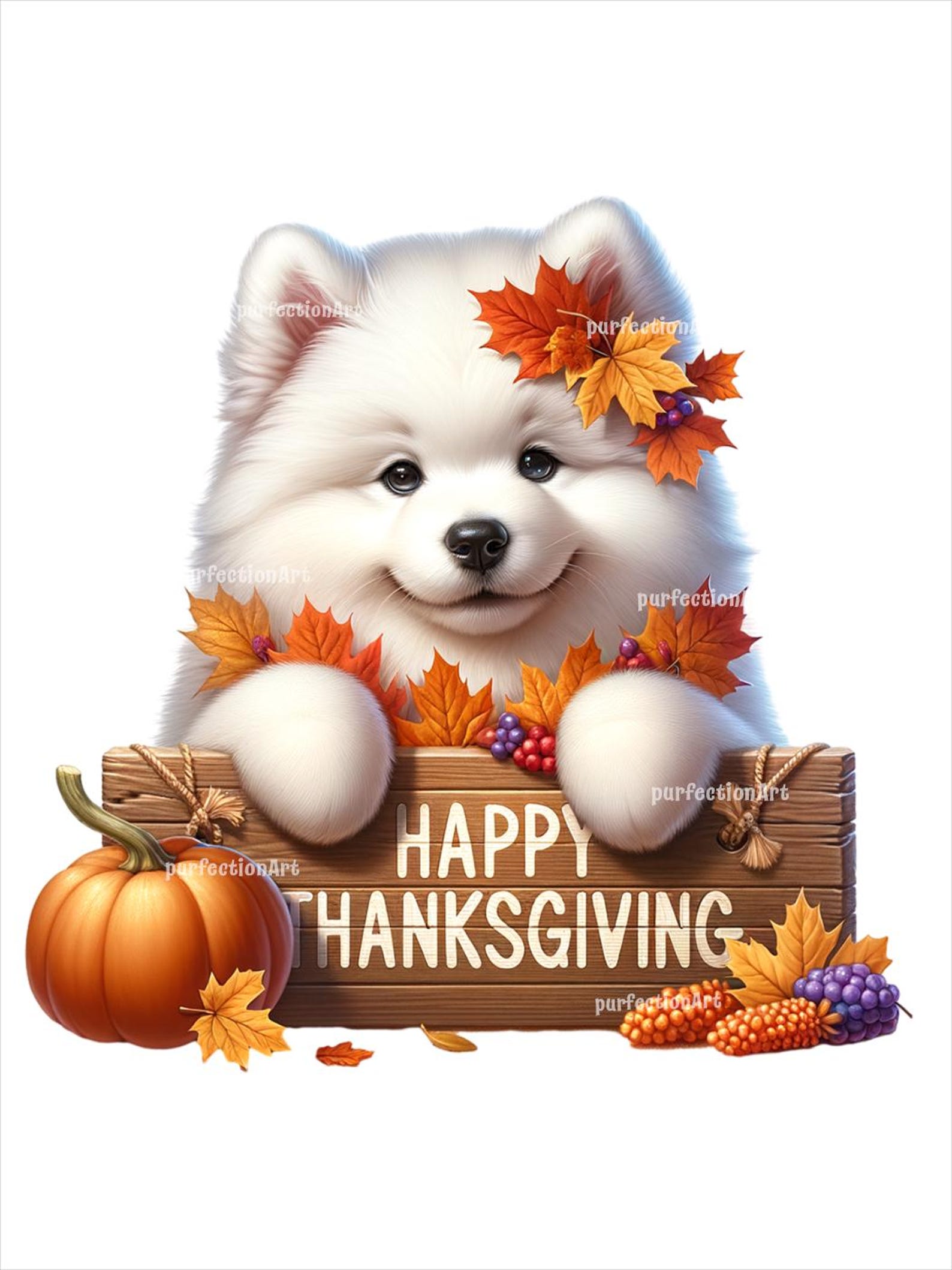 Dogsgiving Clipart Bundle: 20 Beautiful Thanksgiving-themed Dog PNG ...