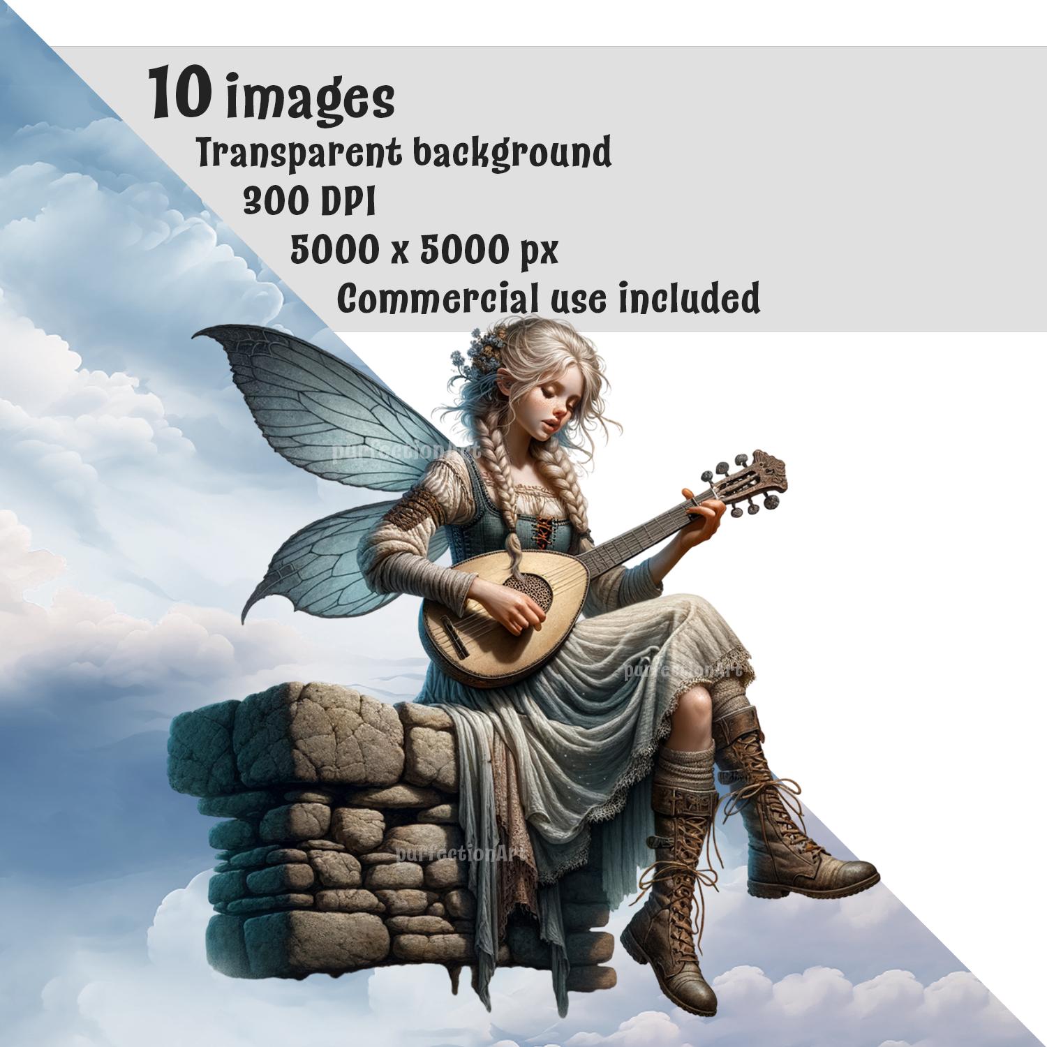 Medieval Fairies Clipart Bundle, 10 Medieval Themed Fairies, Fantasy ...