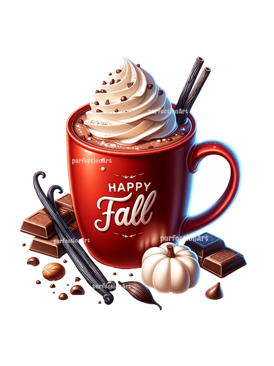 Fall Drinks Clipart Bundle, 12 Delicious and Cozy Looking Fall Themed ...