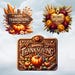 Thanksgiving Signs Clipart Bundle: 15 Wooden Fall-themed Festive ...