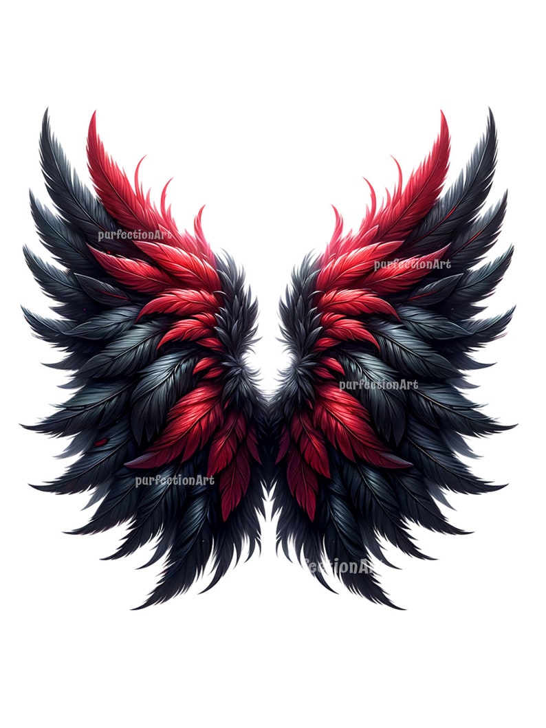 Feather Wings Clipart Bundle, 13 Beautiful Soft and Fluffy Feather ...